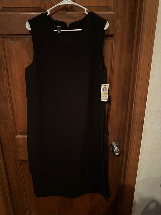 Alfani | Dresses | Alfani Classic Black Midi Shift Dress | Poshmark